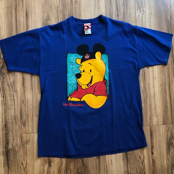 Disney | Shirts | Disney Winnie The Pooh Theme Park Tshirt | Poshmark